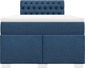 Box spring postel s matrací černá 120x190 cm textil 3285840