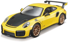 Maisto - Stavebnice - Porsche 911 GT2 RS, žlutá, 1:24