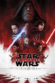 Plakát, Obraz - Star Wars: Epizoda VIII - Poslední z Jediů - One Sheet, (61 x 91.5 cm)