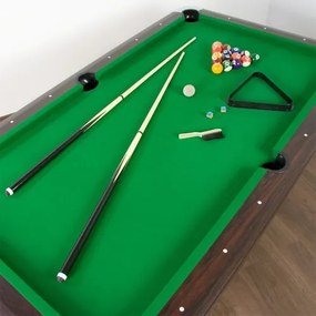 GamesPlanet® 1314 Kulečníkový stůl pool billiard kulečník s vybavením, 7 ft