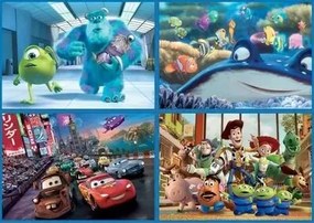 EDUCA Puzzle Disney Pixar Mix 4v1 / (50  80  100  150 dílků) / od 5 le