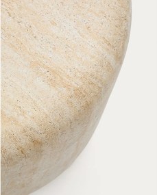 Betonový kulatý zahradní stolek ø 60 cm Drasi – Kave Home