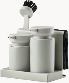 Sada 5 ks příslušenství na mytí nádobí Diish Warm Grey