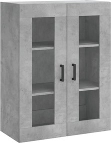 Skříň highboard betonově šedá 69,5x34x180 cm kompozitní dřevo 3198597