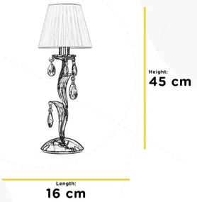 ONLI - Stolní lampa JACQUELINE 1xE14/6W/230V