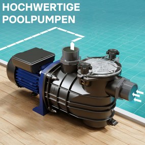 Bazénové čerpadlo XPOtool – 13800 l/h, 550 W (51557)