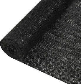 Stínící tkanina černá 1,5 x 50 m HDPE 150 g/m² 149343