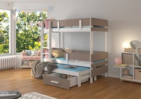 Patrová postel třílůžková ETAPO 200x90