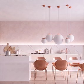Sollux Lighting Závěsné svítidlo UGO 30 okrově červené