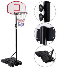 Mobilní basketbalový koš s nastavitelnou výškou