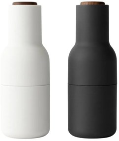 OnaDnes -20% Audo CPH Set dvou bílo černých silikonových mlýnků na sůl a pepř AUDO GRINDER I. 20,5 cm