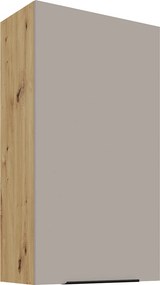ARIA li | horní skříňka 60 G-108 1F policová | 60 cm | EXTRA VYSOKÁ | ANTI FINGERPRINT povrch | artisan/béžová