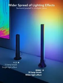 Govee SMART LED RGBIC Panel 38cm pro TV 43-75" - 2ks / LED panely / 24