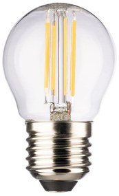 LED žárovka-kapka E27 4W 2 700 K Filament čirá