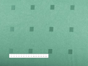 Biante Dekorační obdélníkový ubrus PM-023 Čtverečky na světle zeleném 120x180 cm
