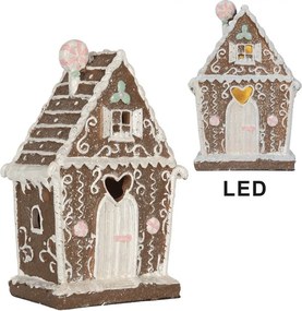 Perníková LED chaloupka Gingerbread Cotti - 14*9*21 cm