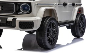 LEAN CARS Akumulátorové vozidlo Mercedes G 4x4 24 V 2580, bílé