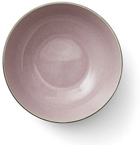 Bitz Velká kameninová salátová mísa 30 cm Grey/Light Pink