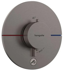 Hansgrohe ShowerSelect Comfort - Termostatická baterie pod omítku, kartáčovaný černý chrom 15562340