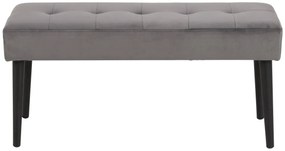 Designová lavička Neola tmavě šedá
