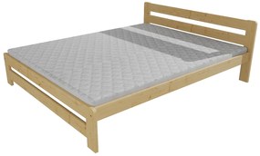 Vomaks Postel dvoulůžko VMK002B Rozměr: 200 x 200 cm, Barva: surové dřevo