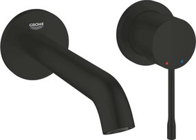 Grohe Essence New - Umyvadlová baterie pod omítku, 2-otvorová instalace, matná černá 194082431