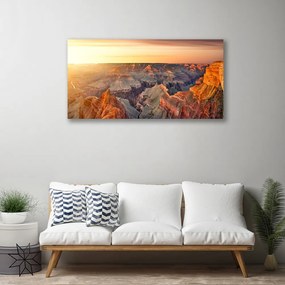 Obraz na plátně Hory Krajina 125x50 cm