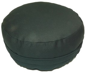 S radostí - vlastní výroba Pohankový sedák jednobarevný - černý Velikost: ∅40 x v12 cm