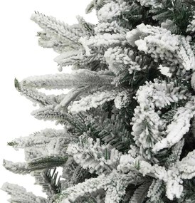 Umělý předsvícený vánoční stromeček Zelená 180 cm PVC a PE 3395393