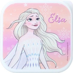 Svačinové boxy Ledové království - Frozen - motiv Elsa a Olaf - sada 3ks