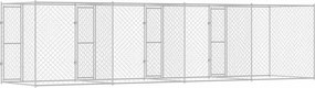 Klec pro psa Stříbrná 800 x 200 x 200 cm Pozinkovaná ocel 3368308