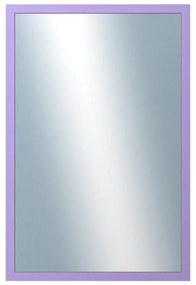 DANTIK - Zarámované zrcadlo - rozměr s rámem cca 40x60 cm z lišty PASTELKA světle fialová rovná (2565)