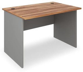 Stůl SimpleOffice 120 x 80 cm, ořech vlašský / šedá