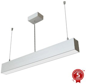 APLED - LED Lustr na lanku LOOK LED/23W/230V 4000K 60 cm stříbrná