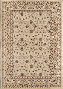 Angel Carpet, Kusový koberec Sultan 26 Beige, 80x150, béžová, kancelář
