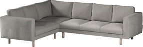 Potah na pohovku IKEA Norsborg rohová 5-místná barva šedá látka pletený vzor