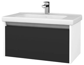 Dřevojas Koupelnová skříň BONO SZZ 80 (umyvadlo Harmonia) Varianta: N03 Graphite / N03 Graphite