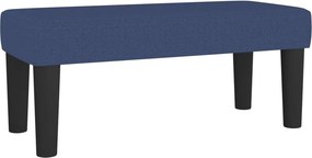 Box spring postel s matrací modrá 80x200 cm textil 3136635