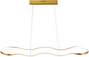Toolight Toolight, LED stropní osvětlení 100cm, 24W, 3000K, LHJ028-CP, zlatá, OSW-60018