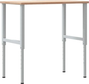 Pracovní stůl 100 x 60 x (71,5–98) cm masivní dub obdélníkový 3309700
