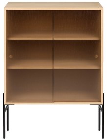 NORTHERN Skříňka Hifive Glass Cabinet, Light Oak, 75 cm / podstavec 15 cm