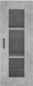 Skříň highboard betonově šedá 34,5x34x180 cm kompozitní dřevo 3199189