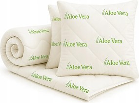 Antialergický set aloe přikrývka 220x200 polštář 70x80, polská kvalita