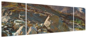 Obraz - John Singer Sargent, Simplon Pass, reprodukce (170x50 cm)