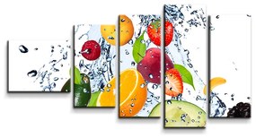 Sablio Obraz - 5-dílný Ovoce - 100x60 cm