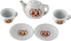 TEDDIES Čajová sada nádobí 6 dílů / Porcelán / V krabici / od 3 let