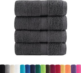 Prémiové mycí utěrky SOLUND 4 ks antracitové 30x30 cm 600 g/m² 137149