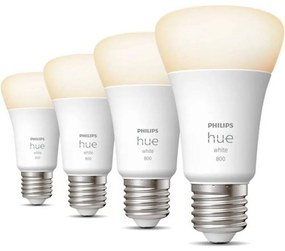 Philips hue 8719514328266 led žárovka 3x6w | e27 | 800lm | 2200-6500k - set 3 ks, stmívatelné, bluetooth, white ambiance