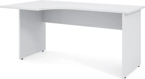 Ergonomický stůl Impress 160 x 90 cm, levý, bílá