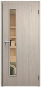 SAPELI ELEGANT KOMFORT M60 - CPL LAMINÁT - OTOČNÉ DVEŘE VČ. ZÁRUBNĚ - Borovice bílá Průchozí šířka (cm): 120, Průchozí výška (cm): 210, Typ skla: Planibel bronz